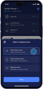 Setting up or extending an eero wifi mesh network > Eye Networks