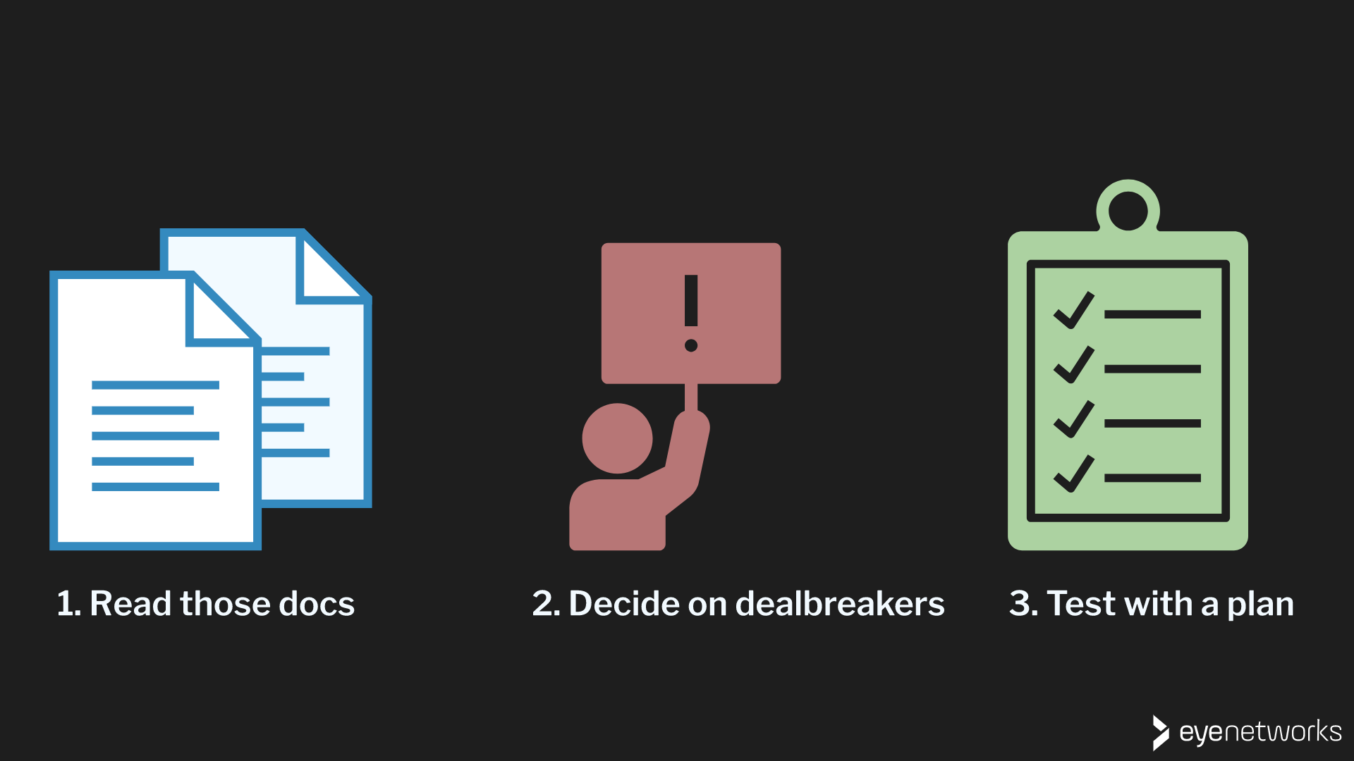 Three testing tips for a successful product transition > Eye Networks